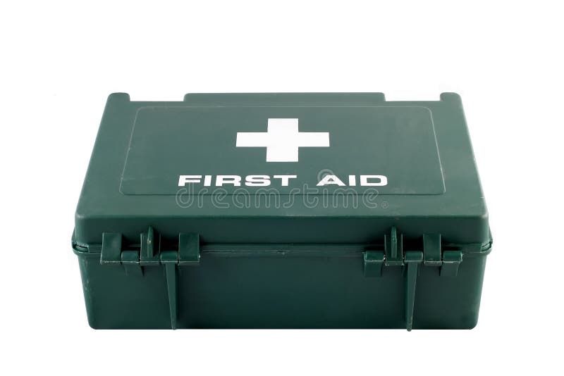 Green First Aid Box stock image. Image of concept, case - 12724861