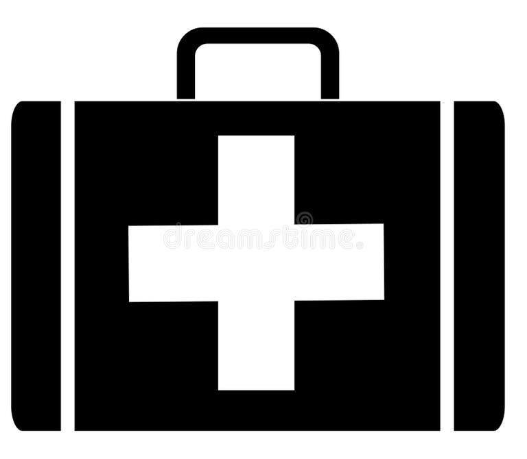 Silhouette First Aid Kit Stock Illustrations – 1,972 Silhouette First ...