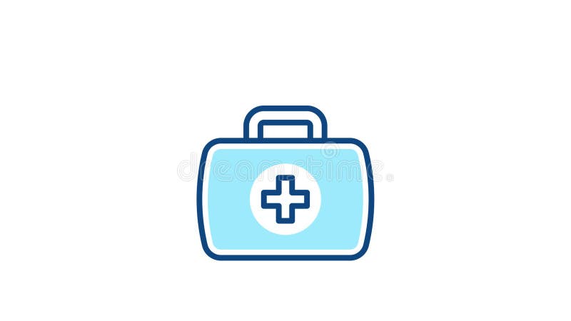 First Aid Kit Animated Icon Stock Footage - Video of marketing ...