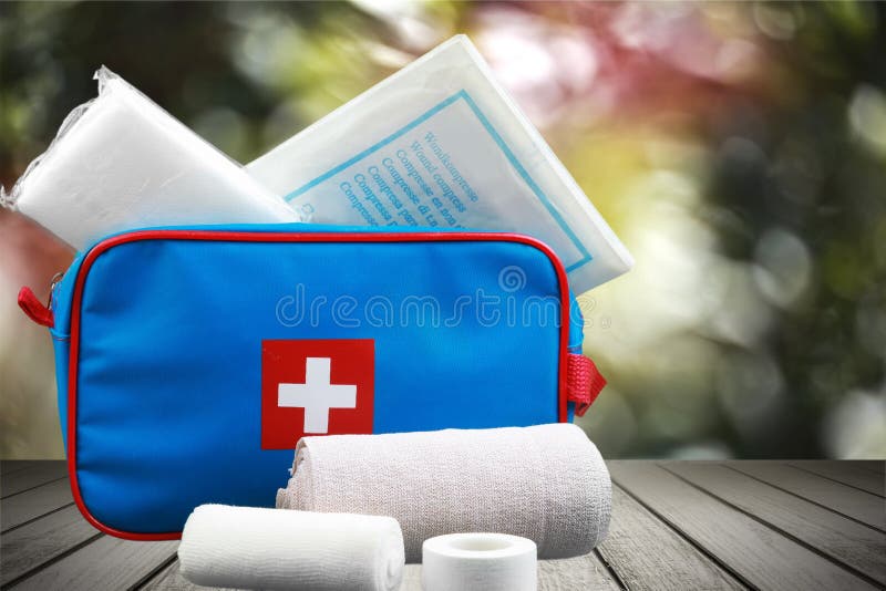 Superhero Doctor Carrying First Aid Box Stock Photo - Image of male ...