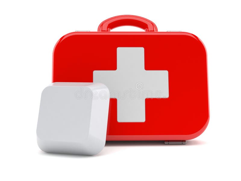 Blank Keyboard Key Shows Red Empty Copyspace Keypad Stock Illustration ...