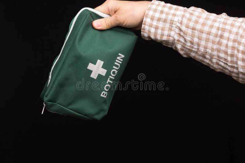 First Aid Kit, Green First Aid Kit Stock Image - Image of ailment, diet ...