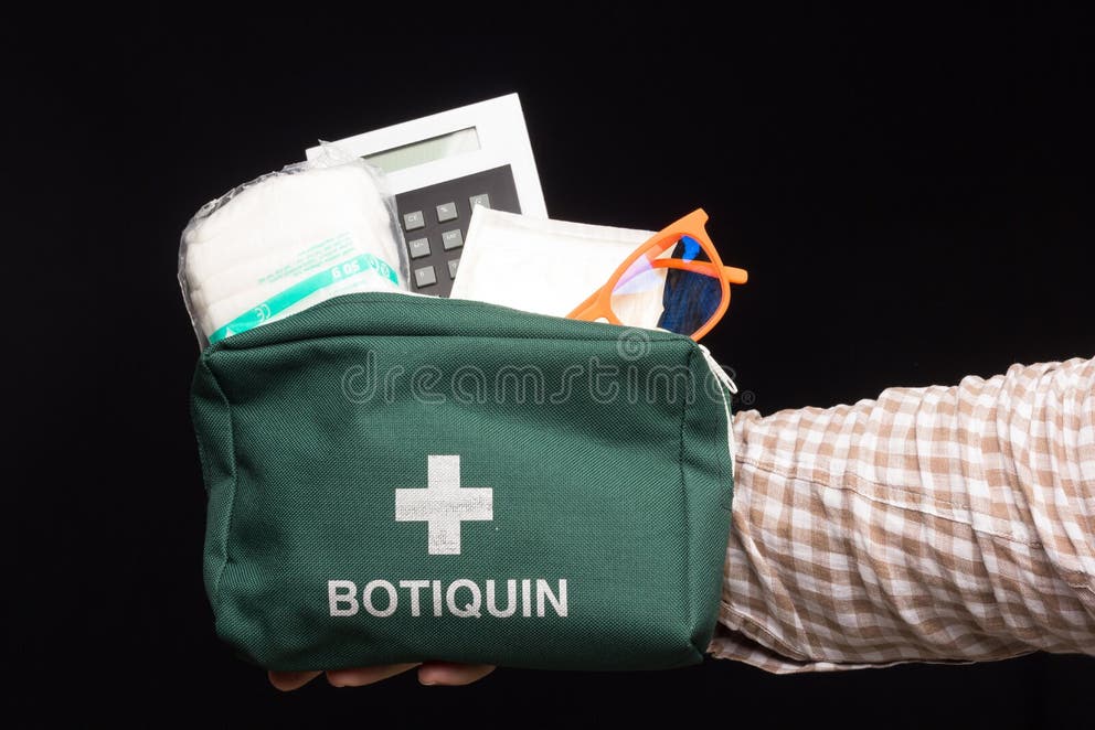 First Aid Kit, Green First Aid Kit Stock Image - Image of grief, aching ...