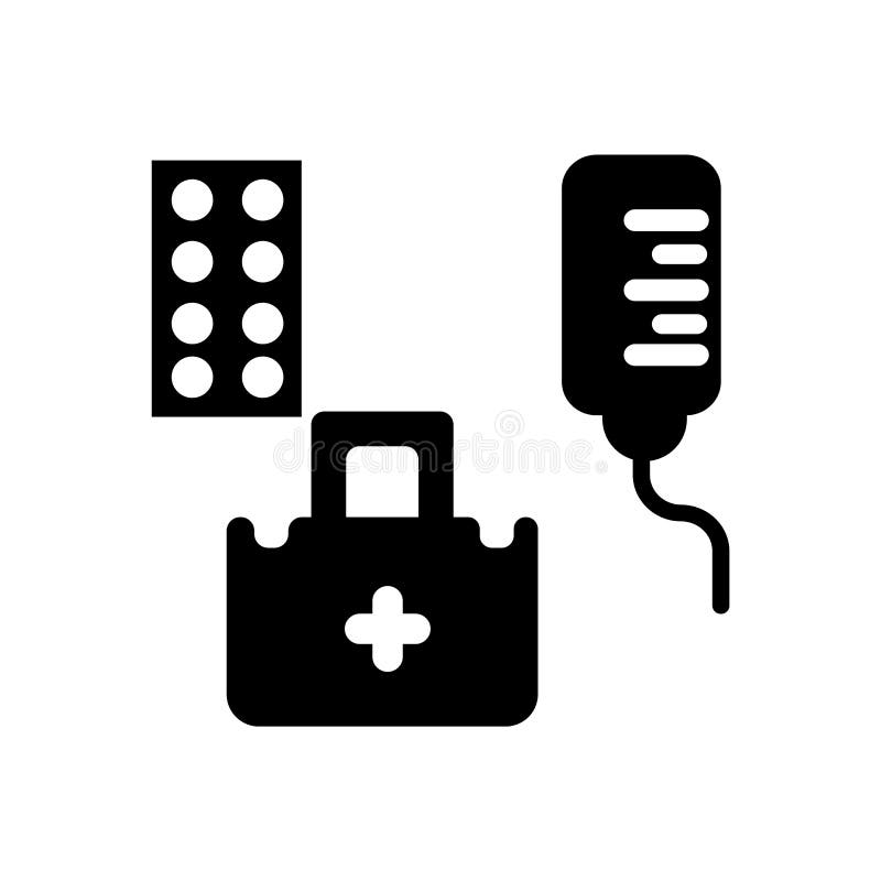 First Aid Kit Vector Icon Isolated on Transparent Background, First Aid ...