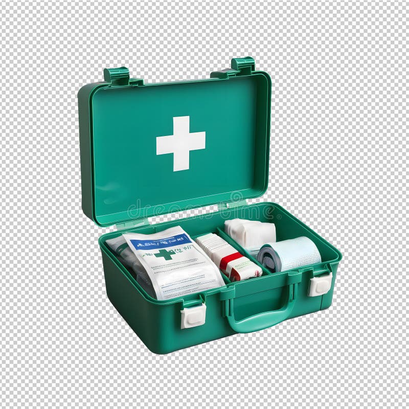 First Aid Kit Isolated on Transparent Background Stock Image ...