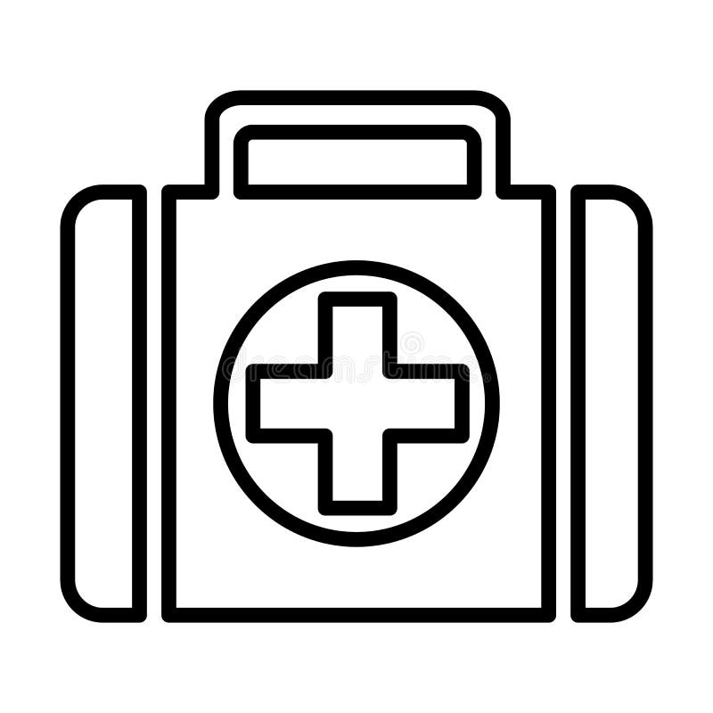 First-Aid Kit Line Icon.Vector 96x96 Pictogram Stock Vector ... First-Aid Kit Line Icon.Vector 96x96 Pictogram Stock Vector ...