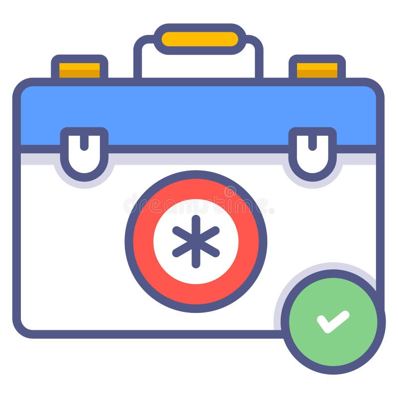 First Aid Kit Modern Concepts Design, Stock Vector - Illustration of ...