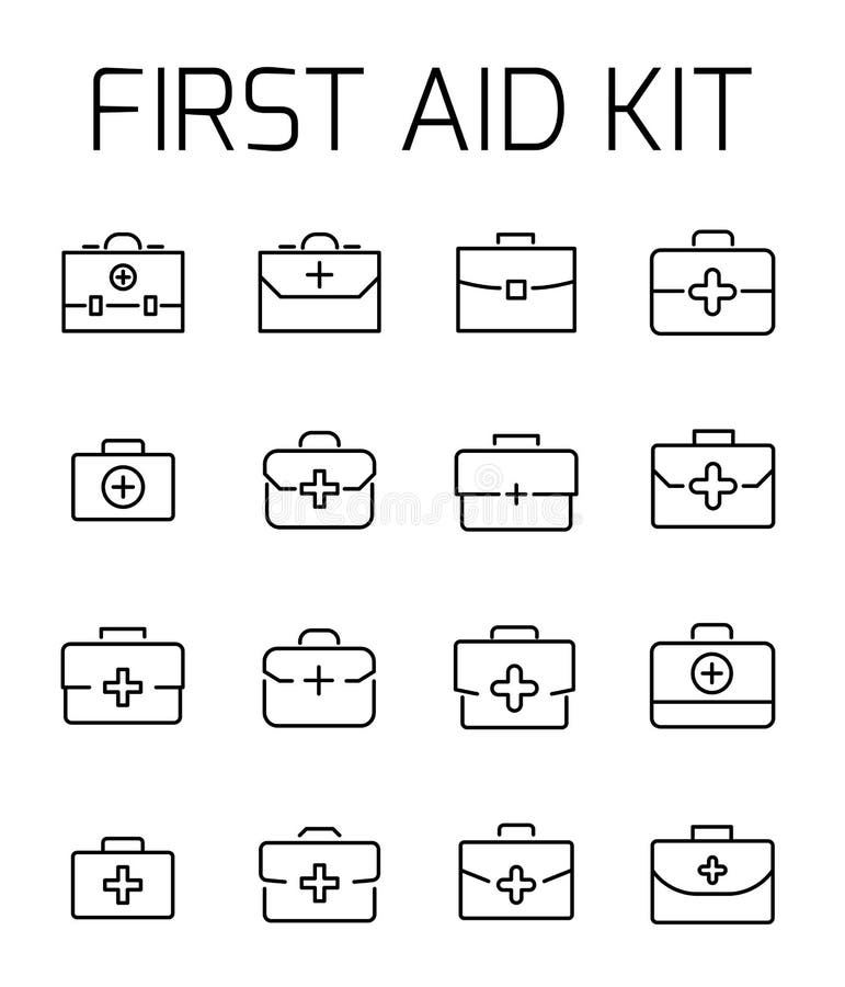 First Aid Pictograms Stock Illustrations – 298 First Aid Pictograms ...