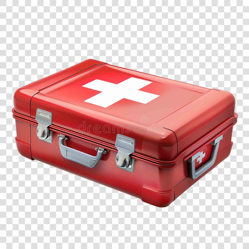 First Aid Kit Transparent Background Realistic Element Stock ...