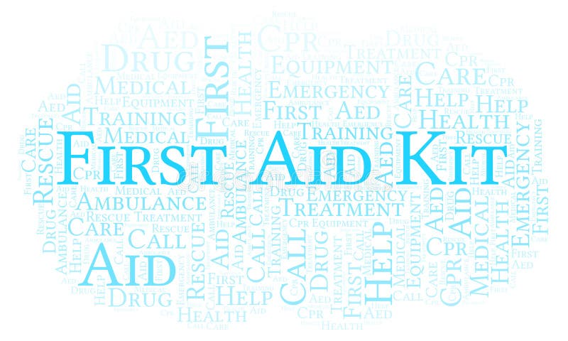 First Aid Word Collage Stock Illustrations – 207 First Aid Word Collage ...