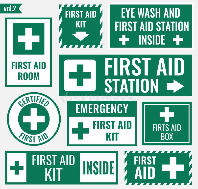 First Aid label stock vector. Illustration of isolated - 25623175
