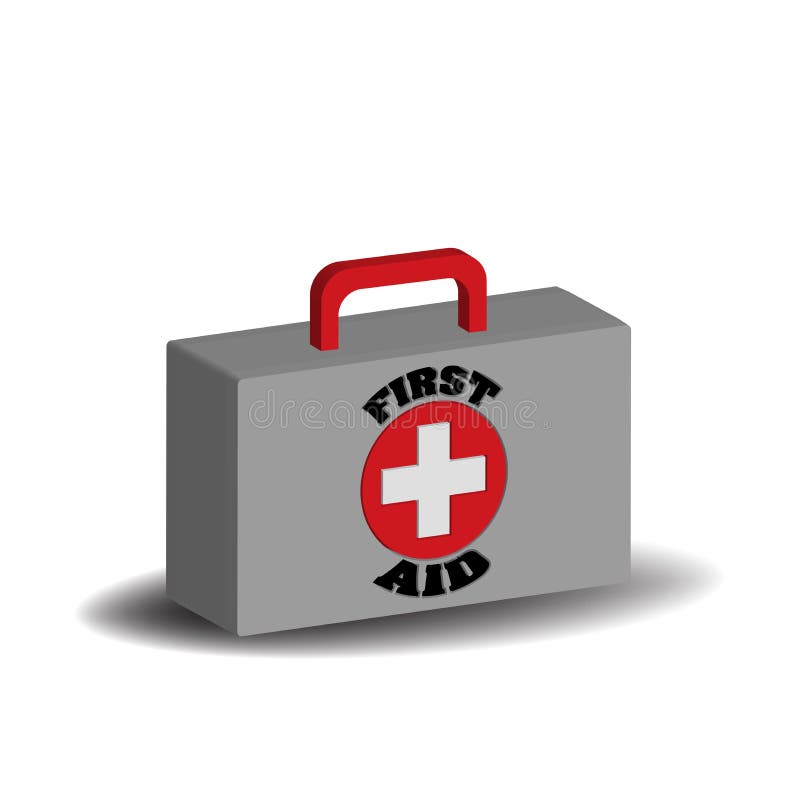 First aid medical bag editorial stock image. Illustration of hospital ...