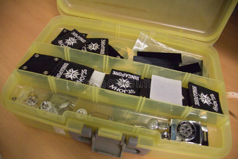 Singapore - AUGUST 19, 2016: First Aid Name Tag St John Editorial Photo ...