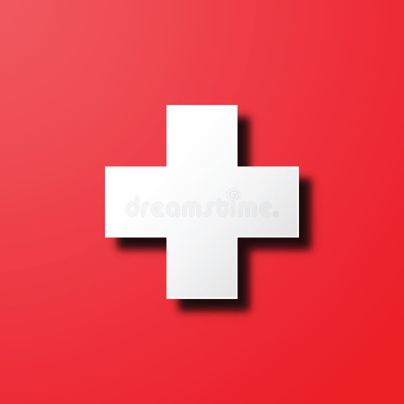 First aid paper art stock illustration. Illustration of assistance ...