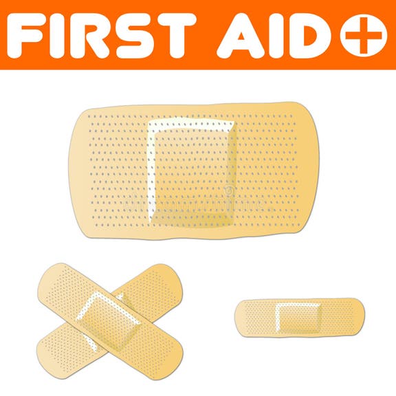 First Aid Plaster Set stock vector. Illustration of medical - 13515590
