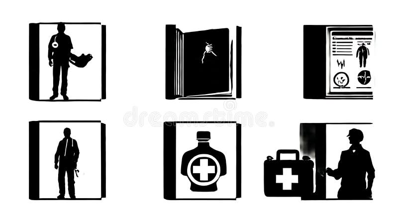Reference Chart Silhouettes Stock Illustrations – 7 Reference Chart ...