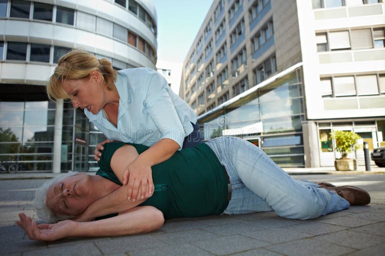 First Aid and Recovery Position Stock Photo - Image of cardiac, attack ...
