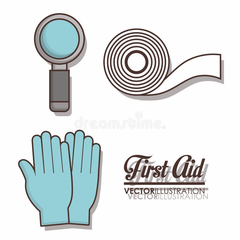 First aid design stock vector. Illustration of accident - 126484298