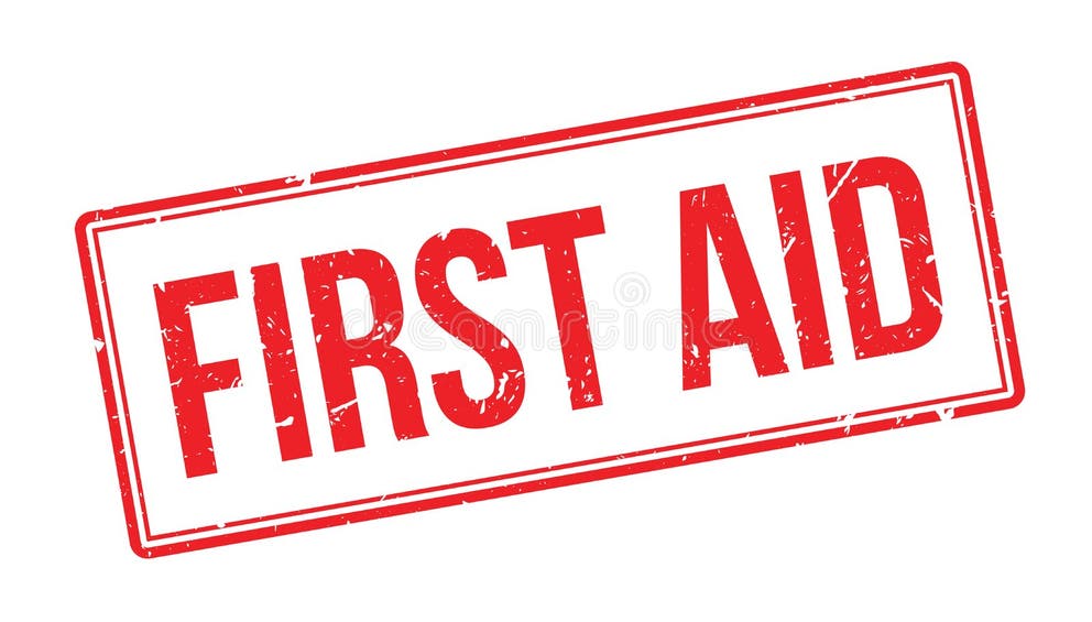 First Aid rubber stamp stock illustration. Illustration of medical ...