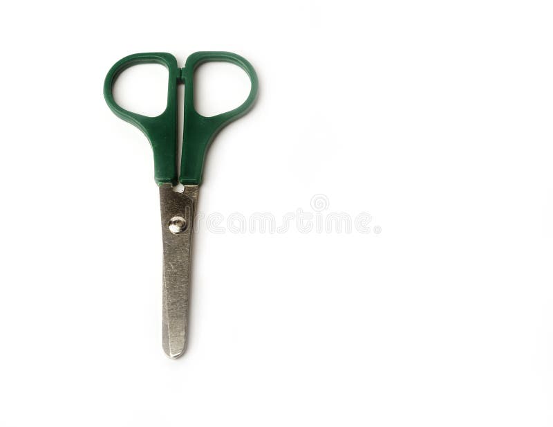 First Aid Kit with Scissors, Cotton Buds and Elastic Bandage on White ...