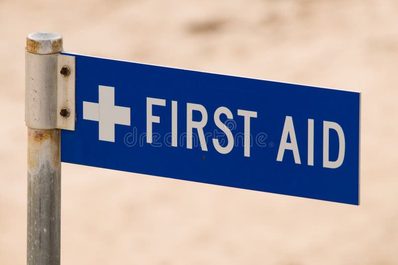 First Aid Sign stock photo. Image of medical, direction - 15122356