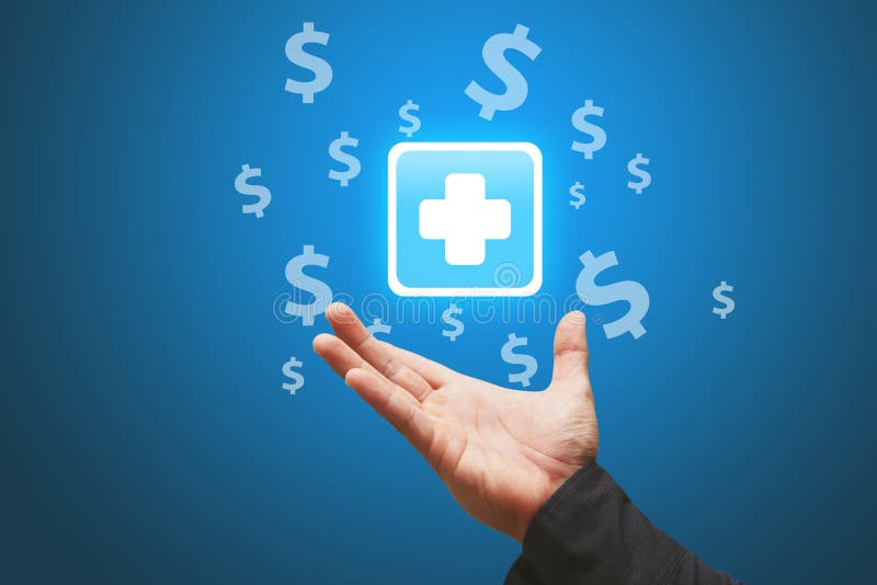 First aid sign on the hand stock photo. Image of accident - 97638860