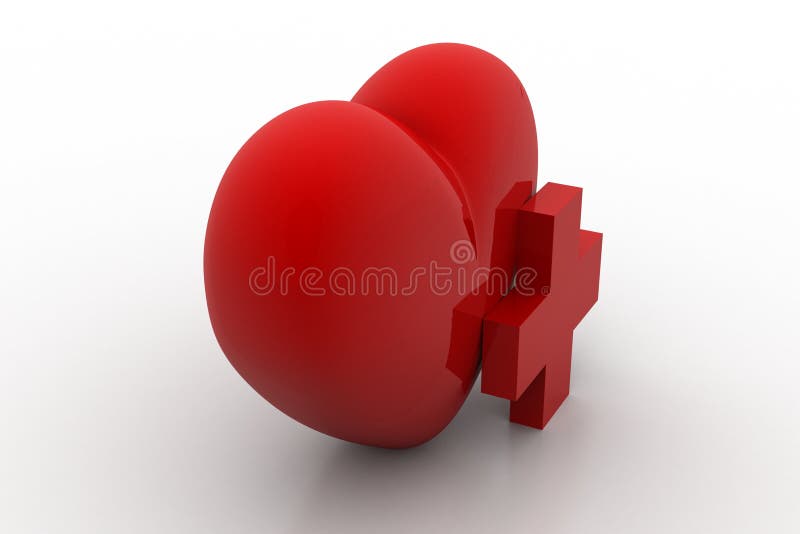 First aid sign on heart stock illustration. Illustration of paramedic ...