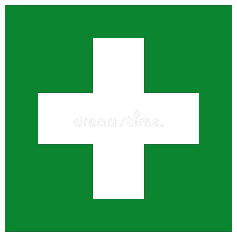 First Aid Station Symbol Sign, Vector Illustration, Isolated on White ... First Aid Station Symbol Sign, Vector Illustration, Isolated on White ...