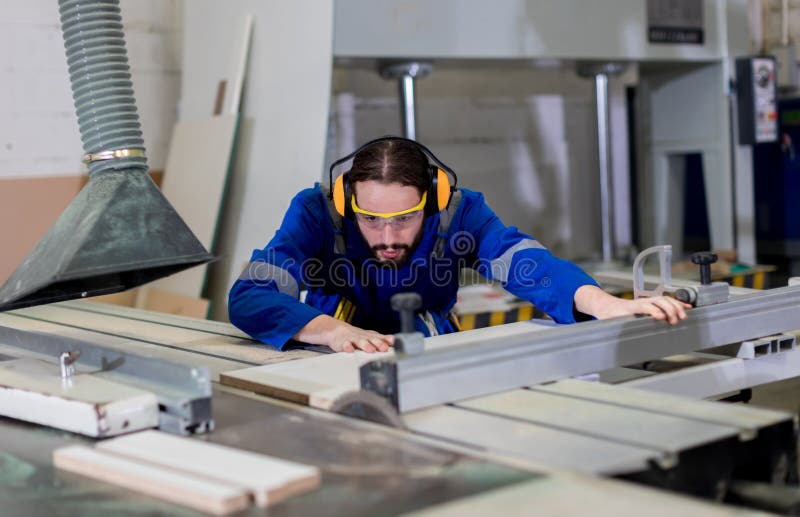 First Aid Support Accident at Work of Worker at Factory. Male Worker ...