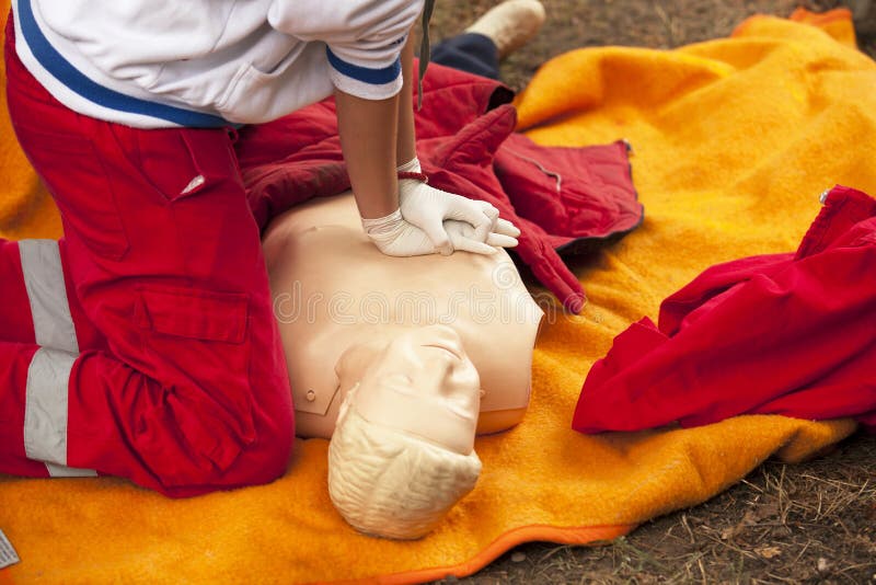 First aid training stock photo. Image of human, actions - 28923292