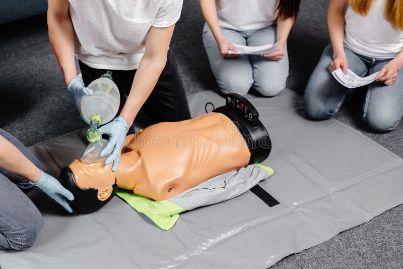 First Aid Training - Cardiopulmonary Resuscitation. First Aid Course on ...