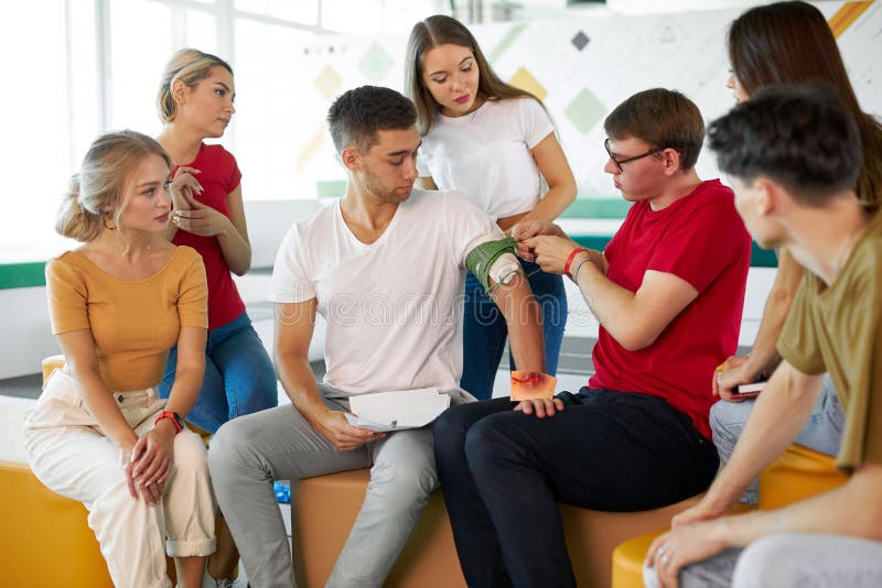 Child First Aid Training Bandage Stock Photos - Free & Royalty-Free ...