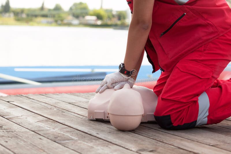 First aid after drowning stock photo. Image of presentation - 29543932