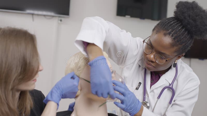 First Aid Training Session at the Clinic with Hands-on Practice on a ...