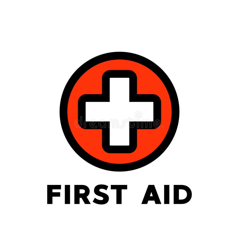 First aid vector sign icon stock vector. Illustration of sign - 293536491