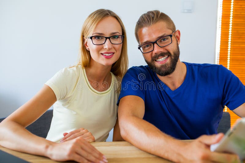 First of All: Teamwork. Good Day in Office. Stock Photo - Image of male ...