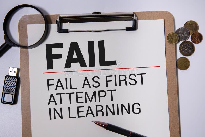 First Attempt in Learning Acronym. Stock Photo - Image of white, wood ...