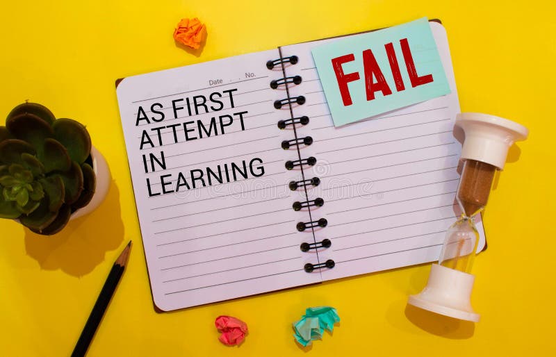 First Attempt in Learning Acronym, Business Concept Stock Image - Image ...