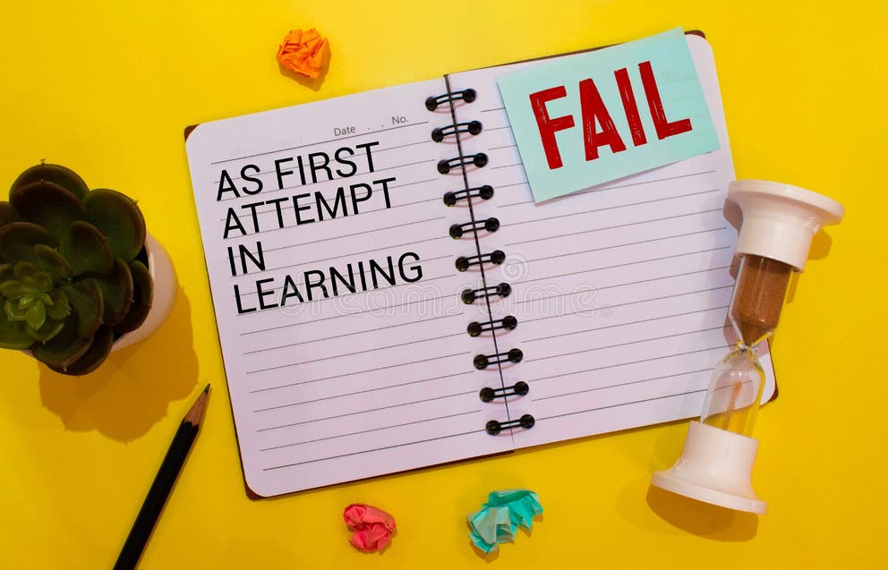 First Attempt in Learning Acronym, Business Concept Stock Image - Image ...