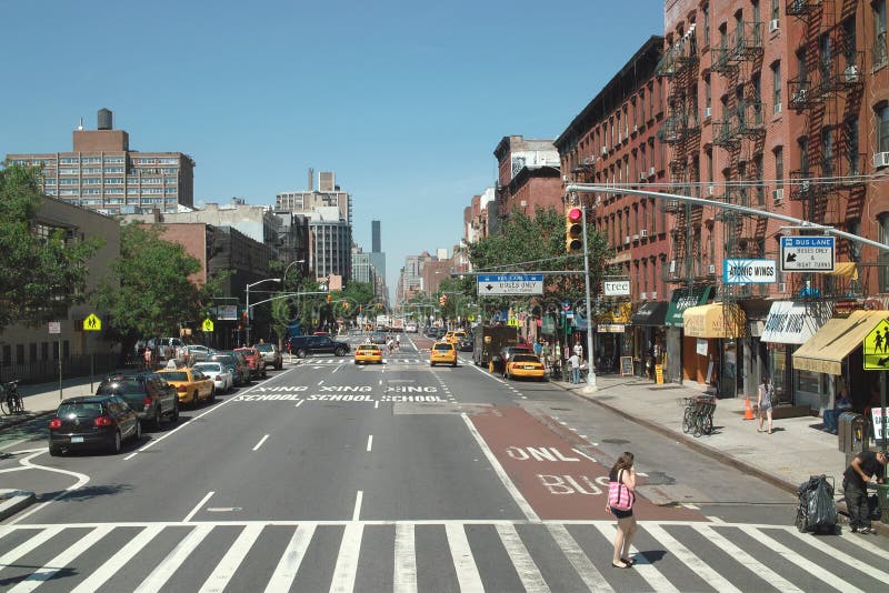 First Avenue New York City USA Editorial Stock Image - Image of york ...