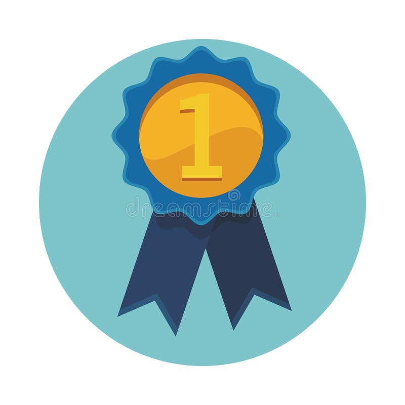 First badge award business stock vector. Illustration of contest ...