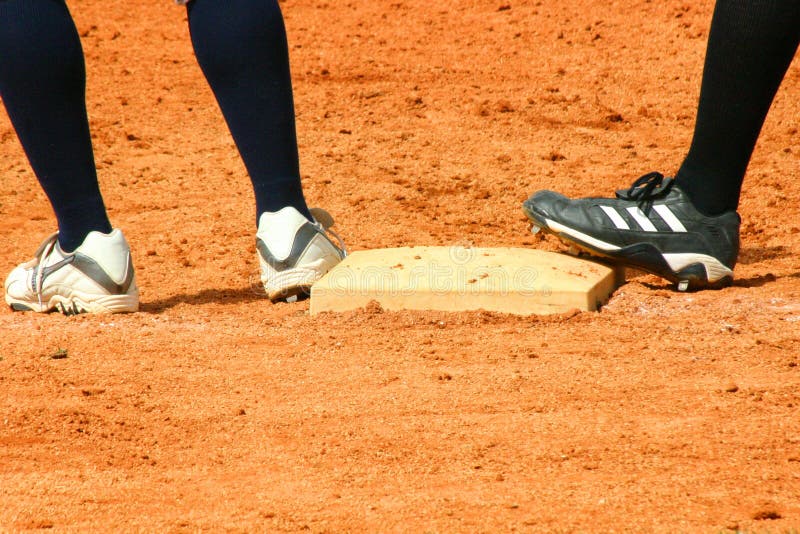First Base stock photo. Image of baseball, shoes, sports - 2369212