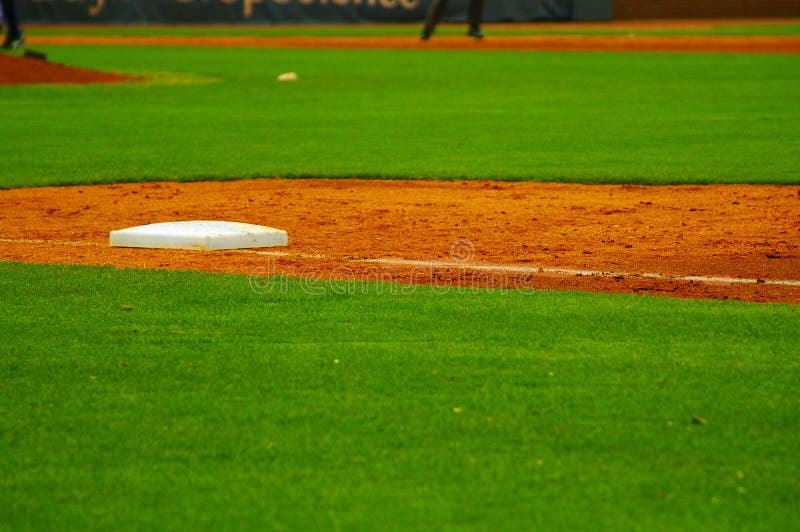 1st Base stock photo. Image of stadium, outdoor, empty - 8567414