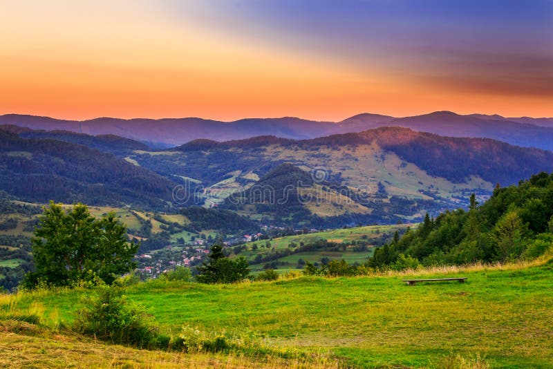 First beams in highland stock photo. Image of cloud, idyllic - 34947482