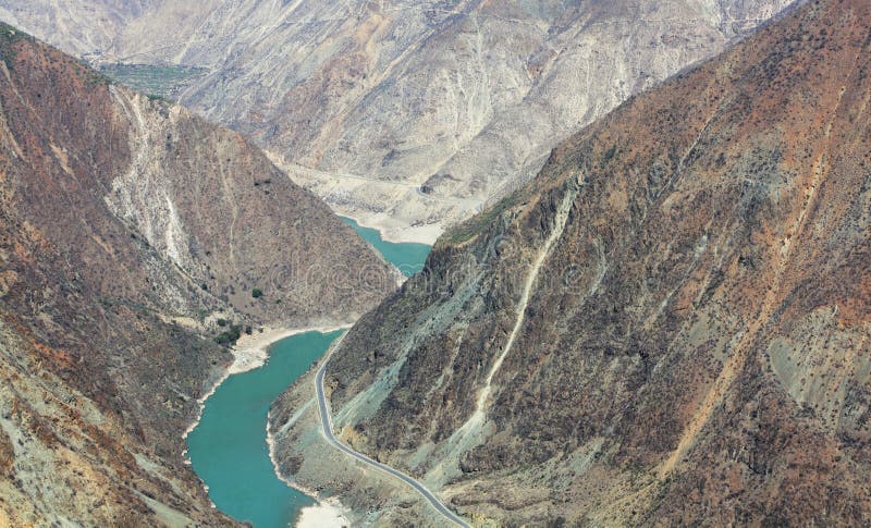 The First Bend of the Yangtze River Stock Image - Image of view ...