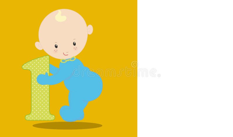 First birthday 1th 03 stock vector. Illustration of birthday - 198986453