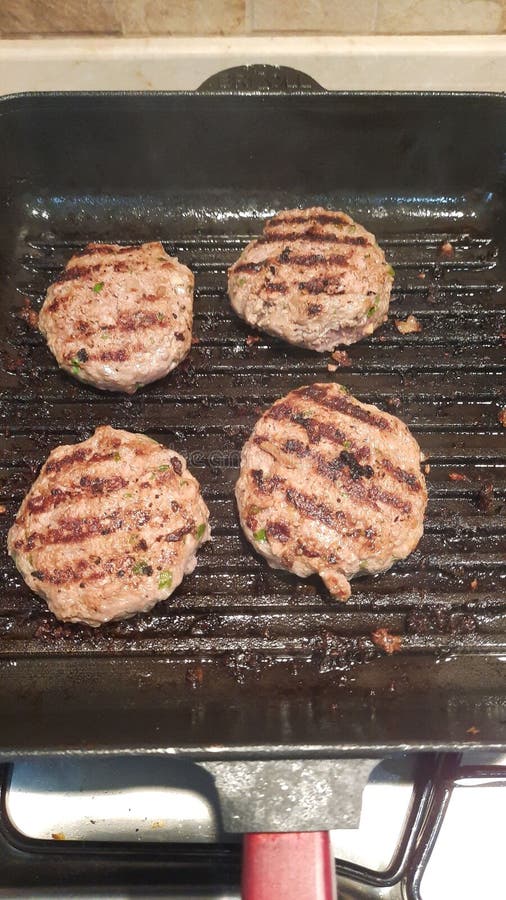 First burger makeking stock photo. Image of special - 208327560