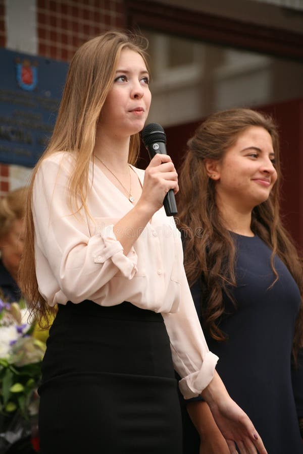 The First Call. September 1, Knowledge Day in Russian School. Day of ...