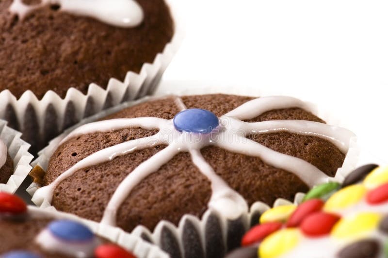 First chocolate muffins stock image. Image of crunchy - 12000637