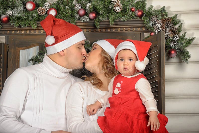 First Christmas for baby stock photo. Image of color - 28328418